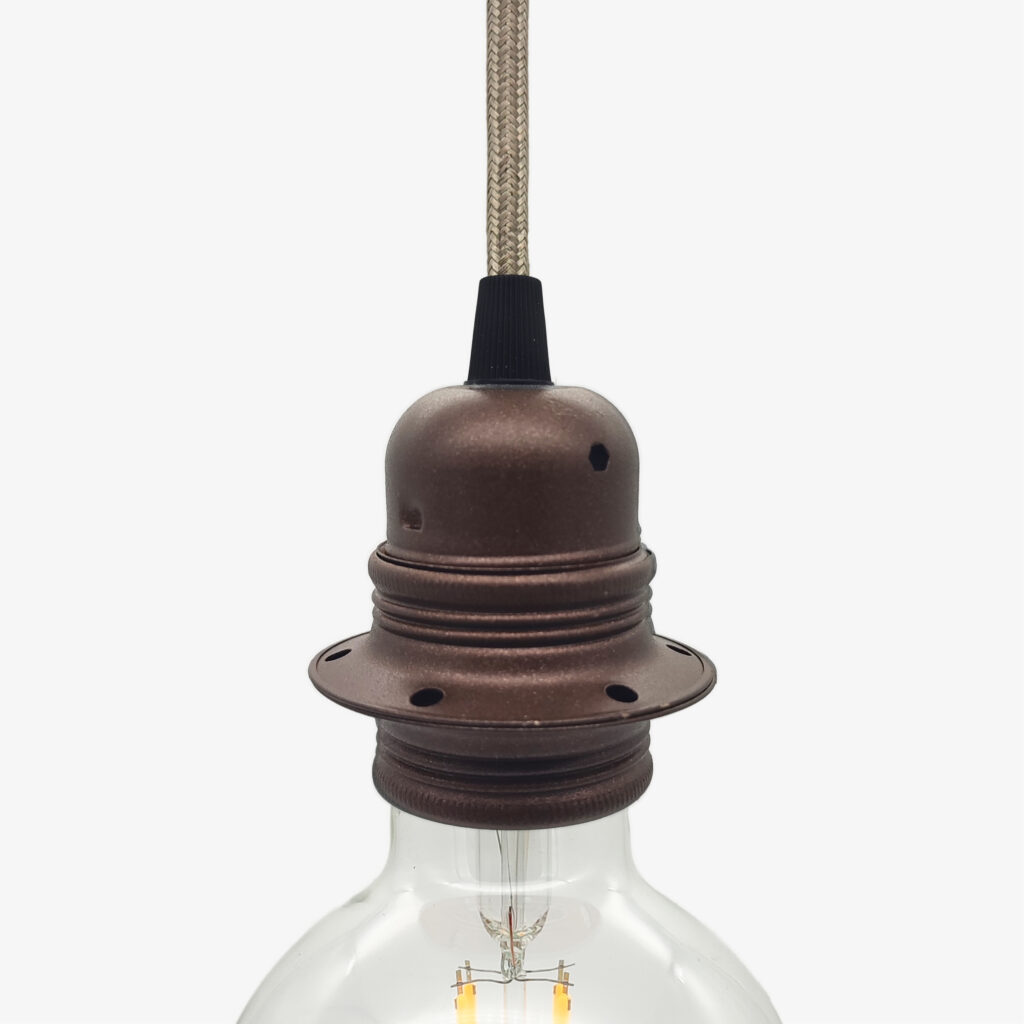 E27 diy double ferrule metal socket - MC Fact