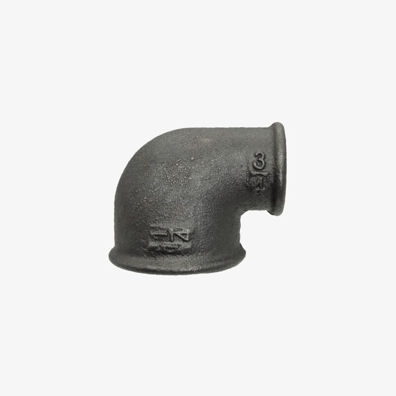 Malleable iron 90° reducing elbow - MC Fact
