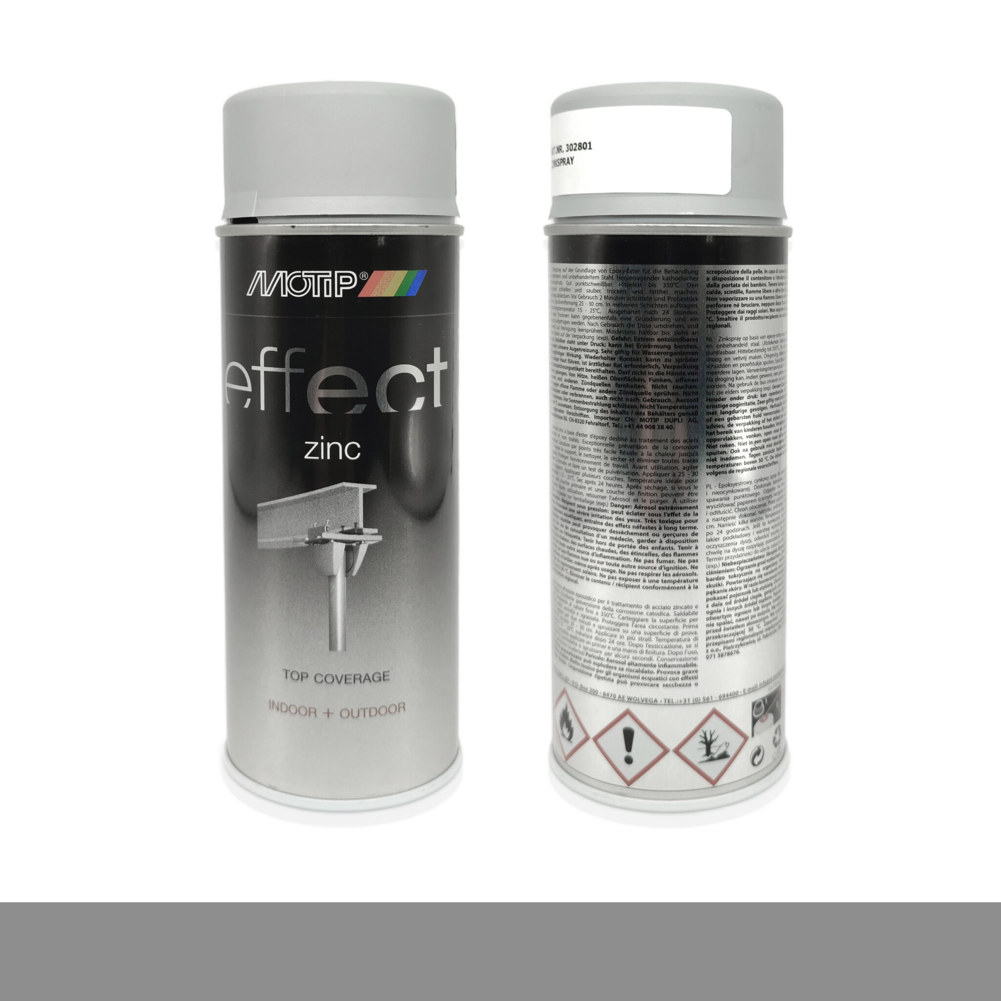 Zinc Matte Rust Paint Spray - MC Fact