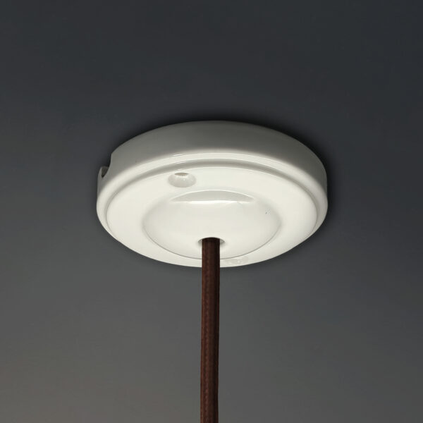 Rosace Porcelaine Blanc Design - MC Fact