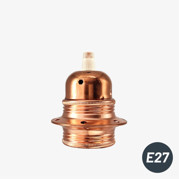 Lampholder Copper E27 Double Ferrule Metal - MC Fact