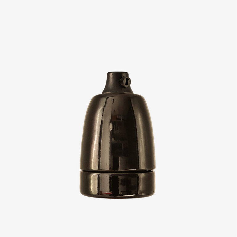 E27 black porcelain socket kit - MC Fact
