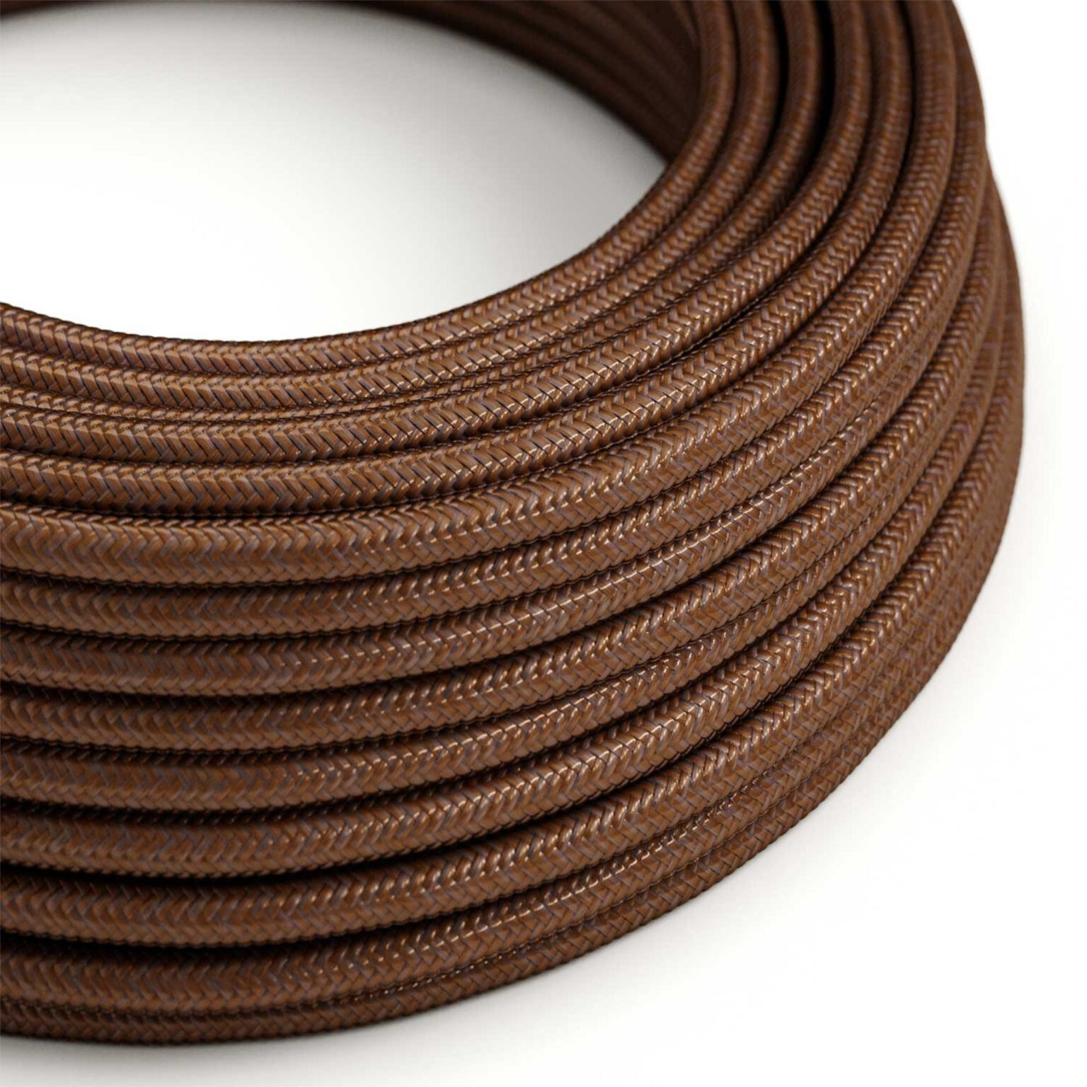 3x0.75 textile round rust electric cable - MC Fact