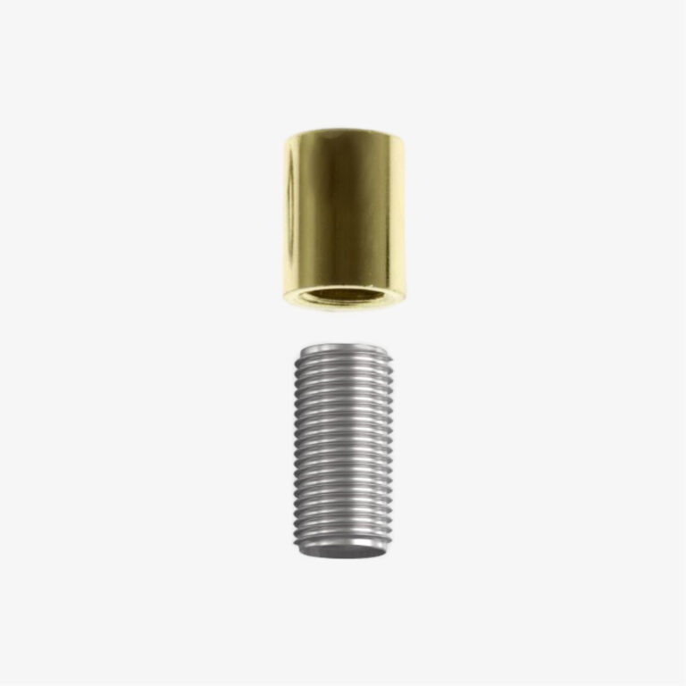 Serre-câble Douille D'ampoule Cylindrique Métal - MC Fact