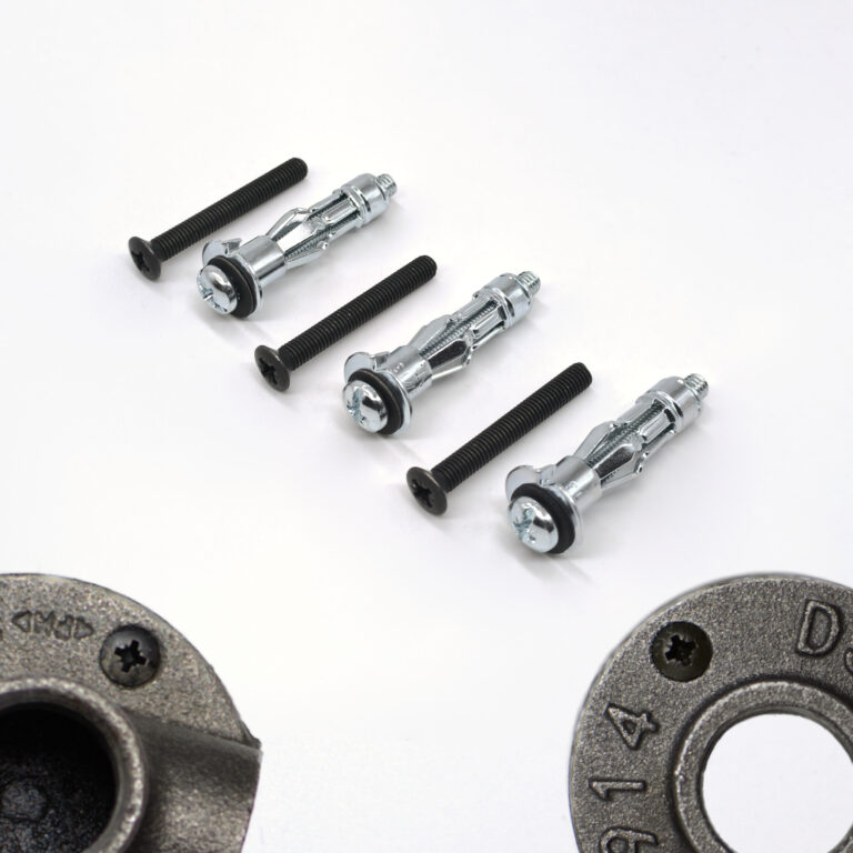 Deco flange countersunk and domed screw kit with dowel - MC Fact