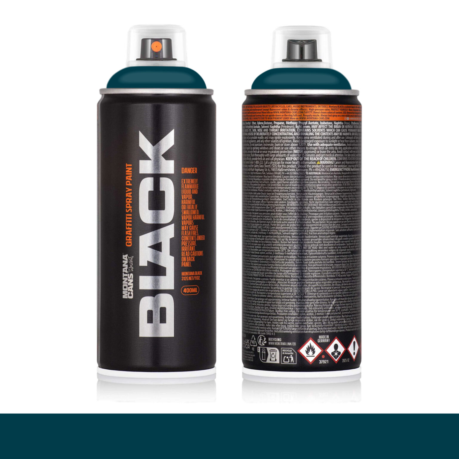 Montana BLACK Neptune Bleu Vert Mat - MC Fact